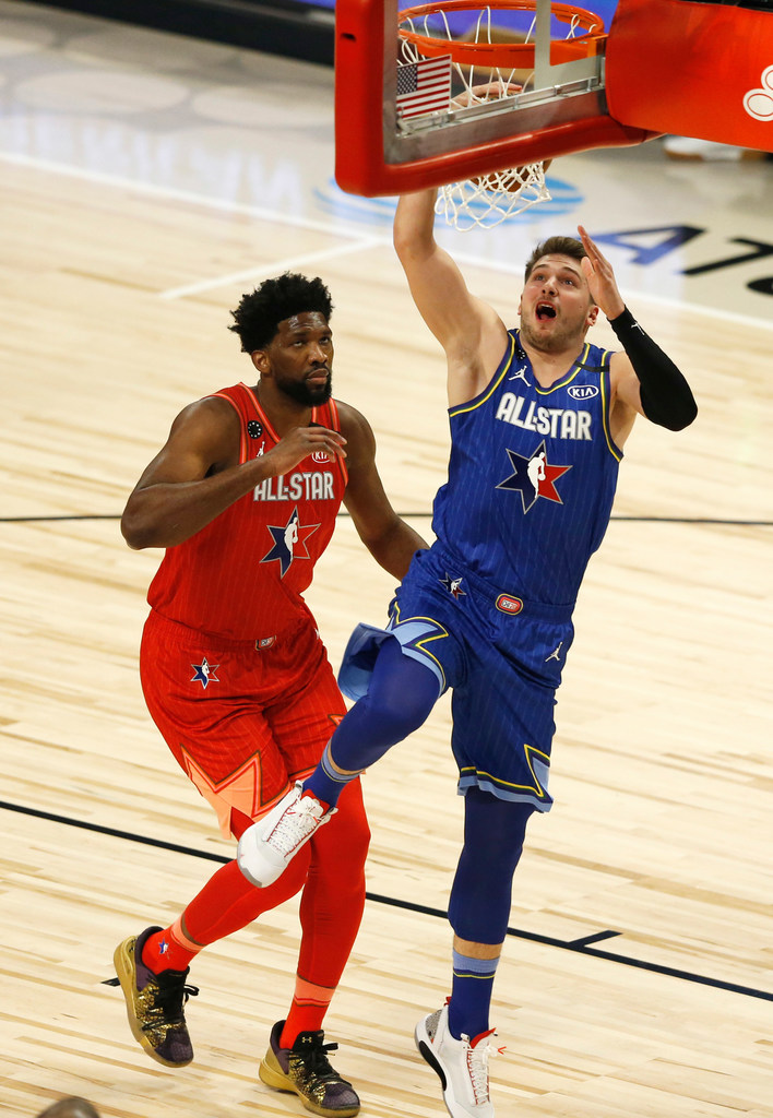 Lights, camera, popcorn? See the top photos from Luka Doncic's All-Star ...