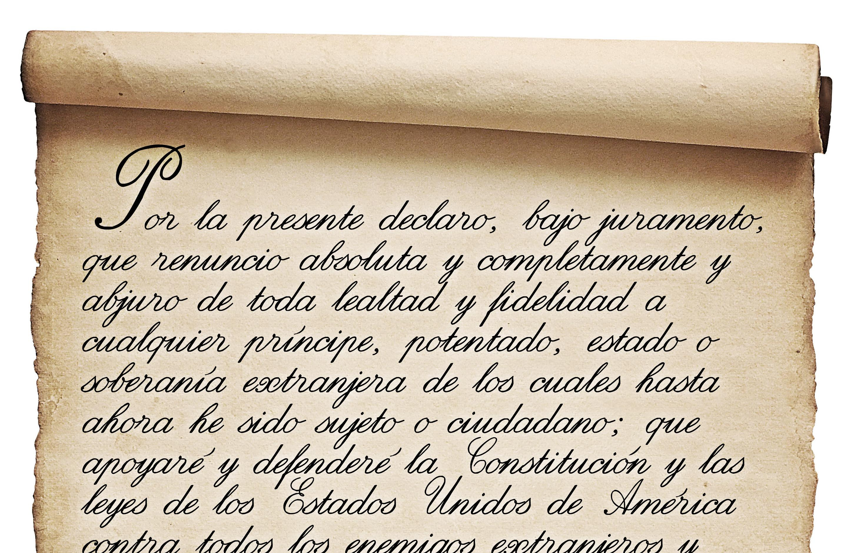 Juramento A La Bandera Del Estado De Texas