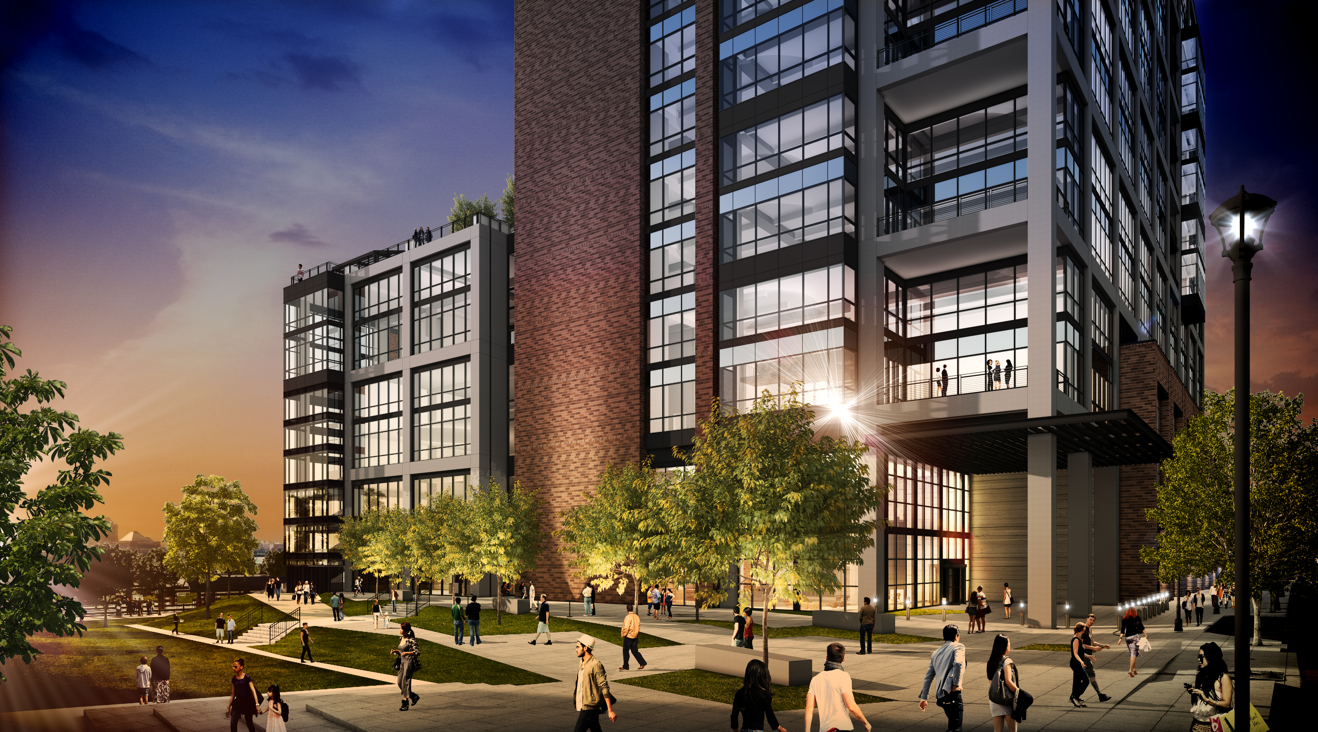 Hillwood Usaa Team Up On Victory Park Office Tower