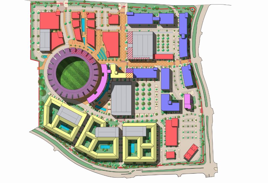 Developer plans 15,000-seat cricket stadium in big Allen development