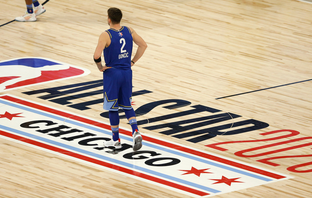 Lights, camera, popcorn? See the top photos from Luka Doncic's All-Star ...