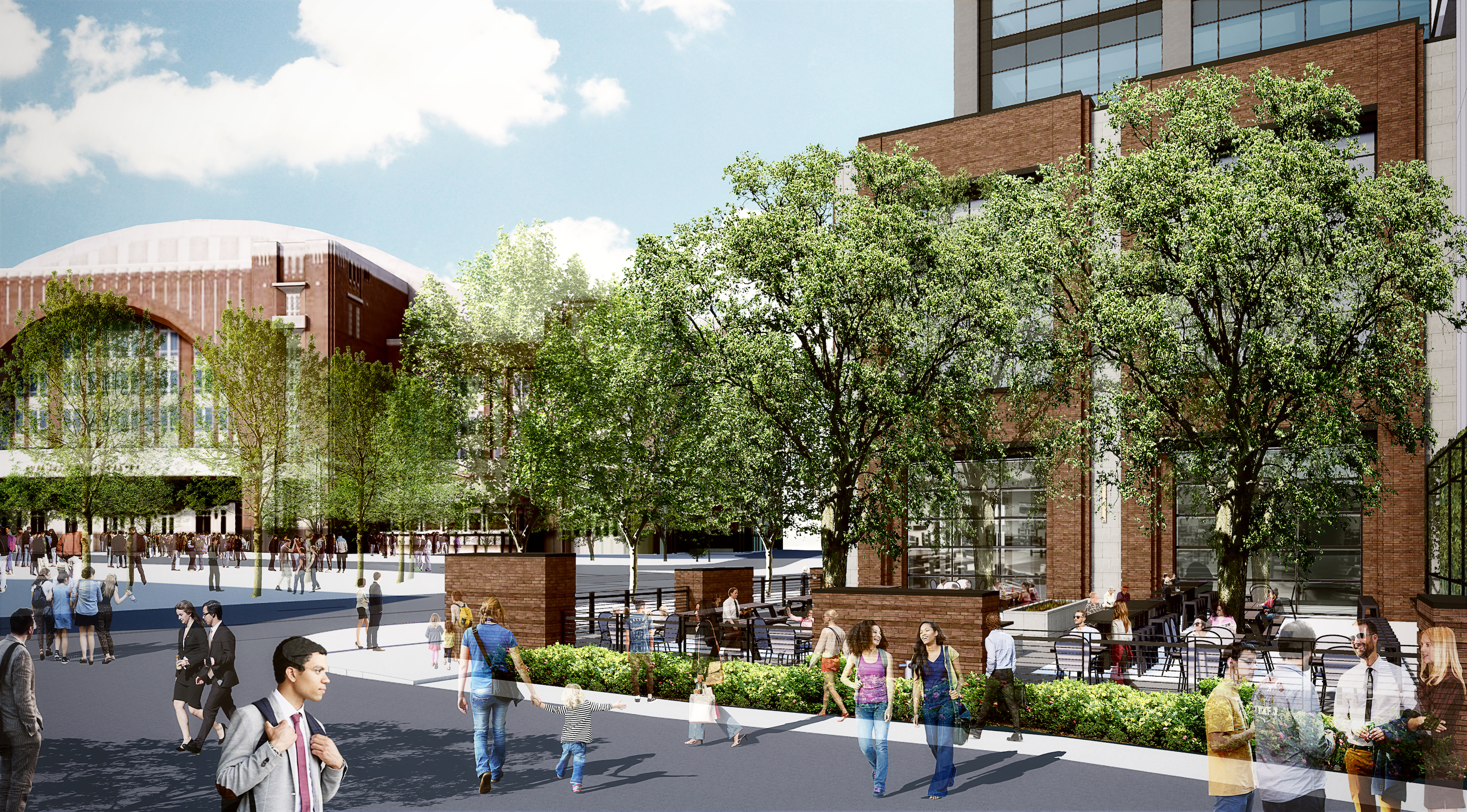 Hillwood Usaa Team Up On Victory Park Office Tower