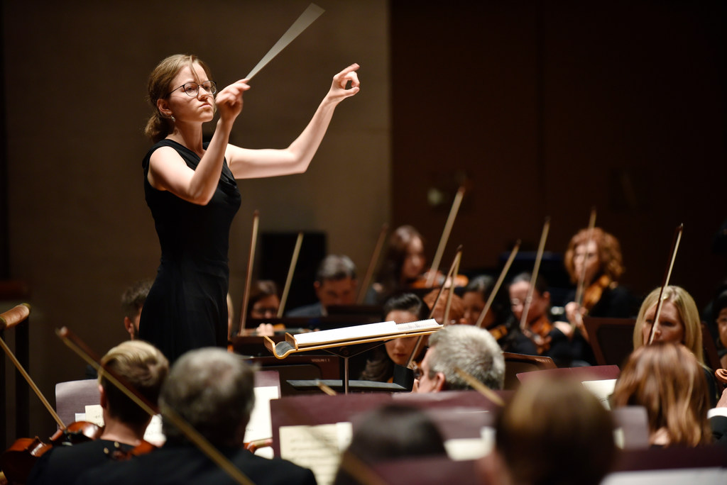 Female Orchestra Conductor